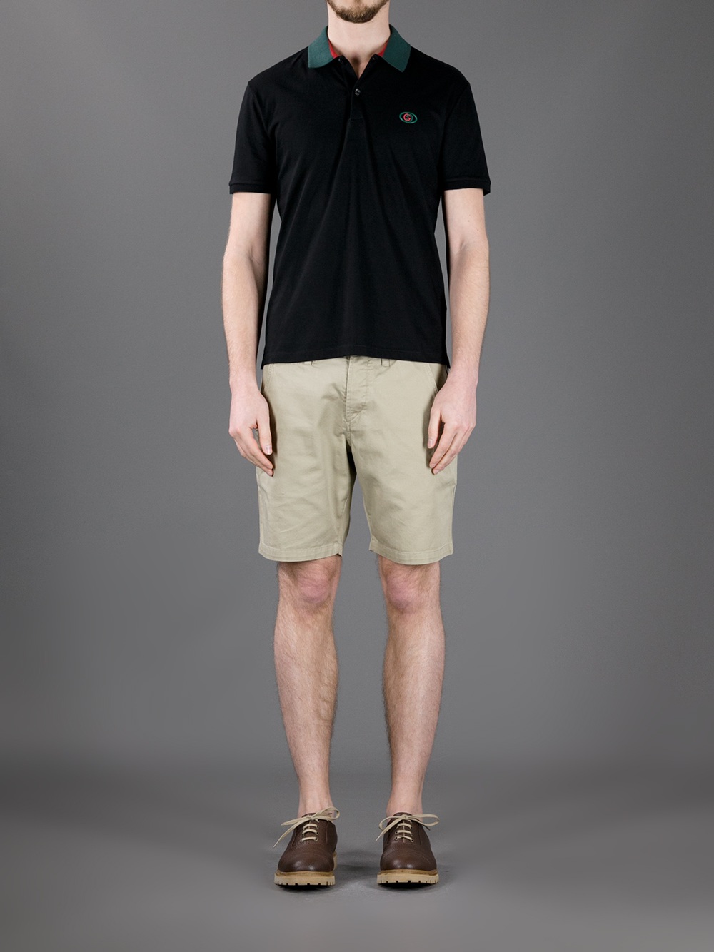 Gucci Polo Shirt in Black for Men | Lyst