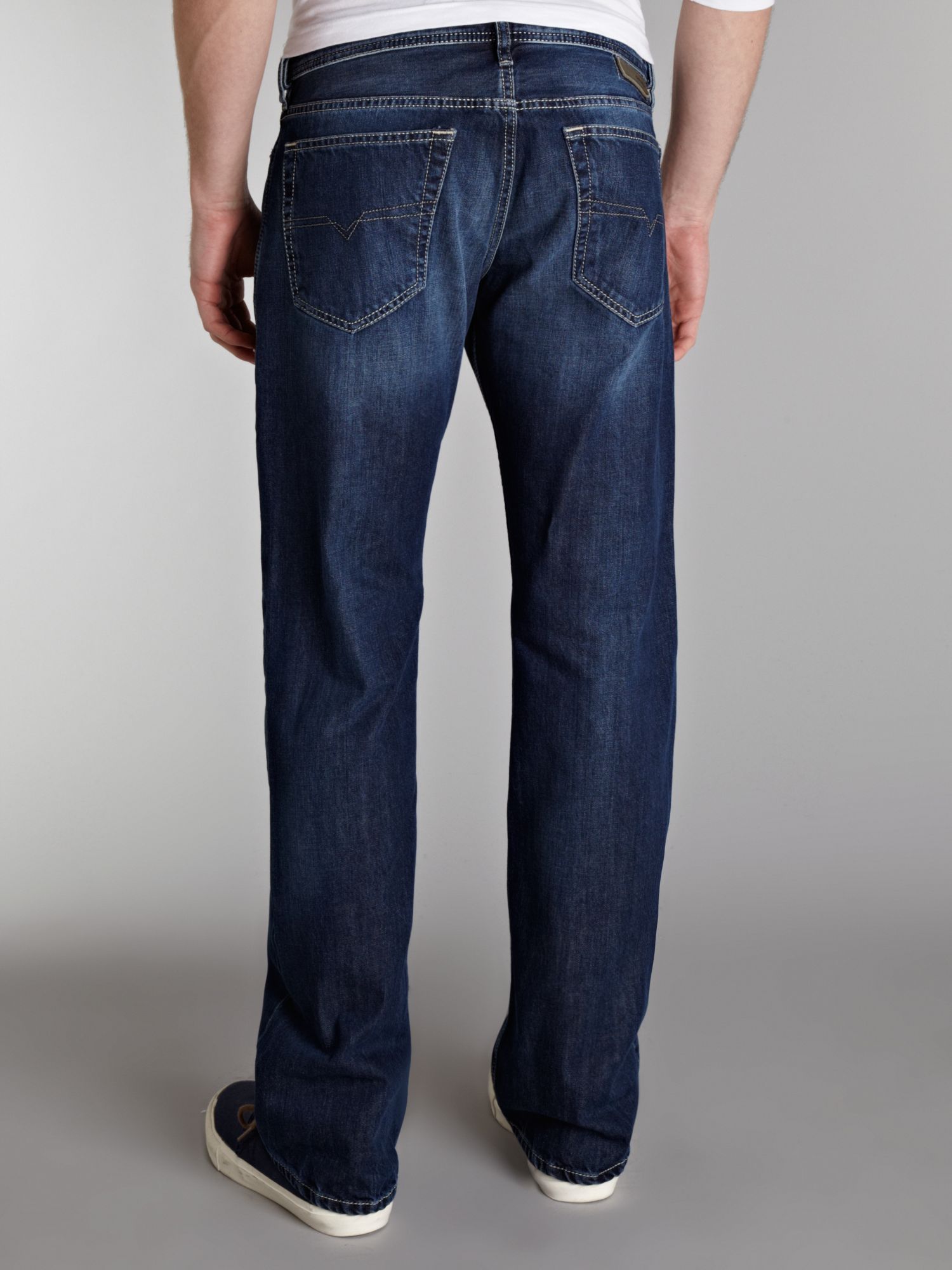 Diesel New Fanker 801z Bootcut Jeans in Blue for Men (denim) | Lyst