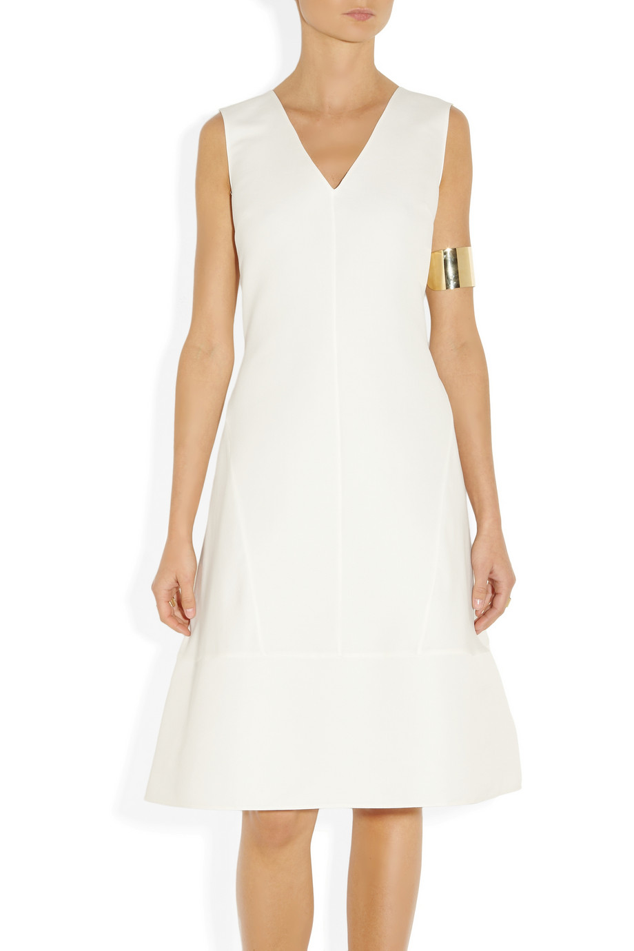 Marni Cotton and Silkblend Organdy Dress in White | Lyst