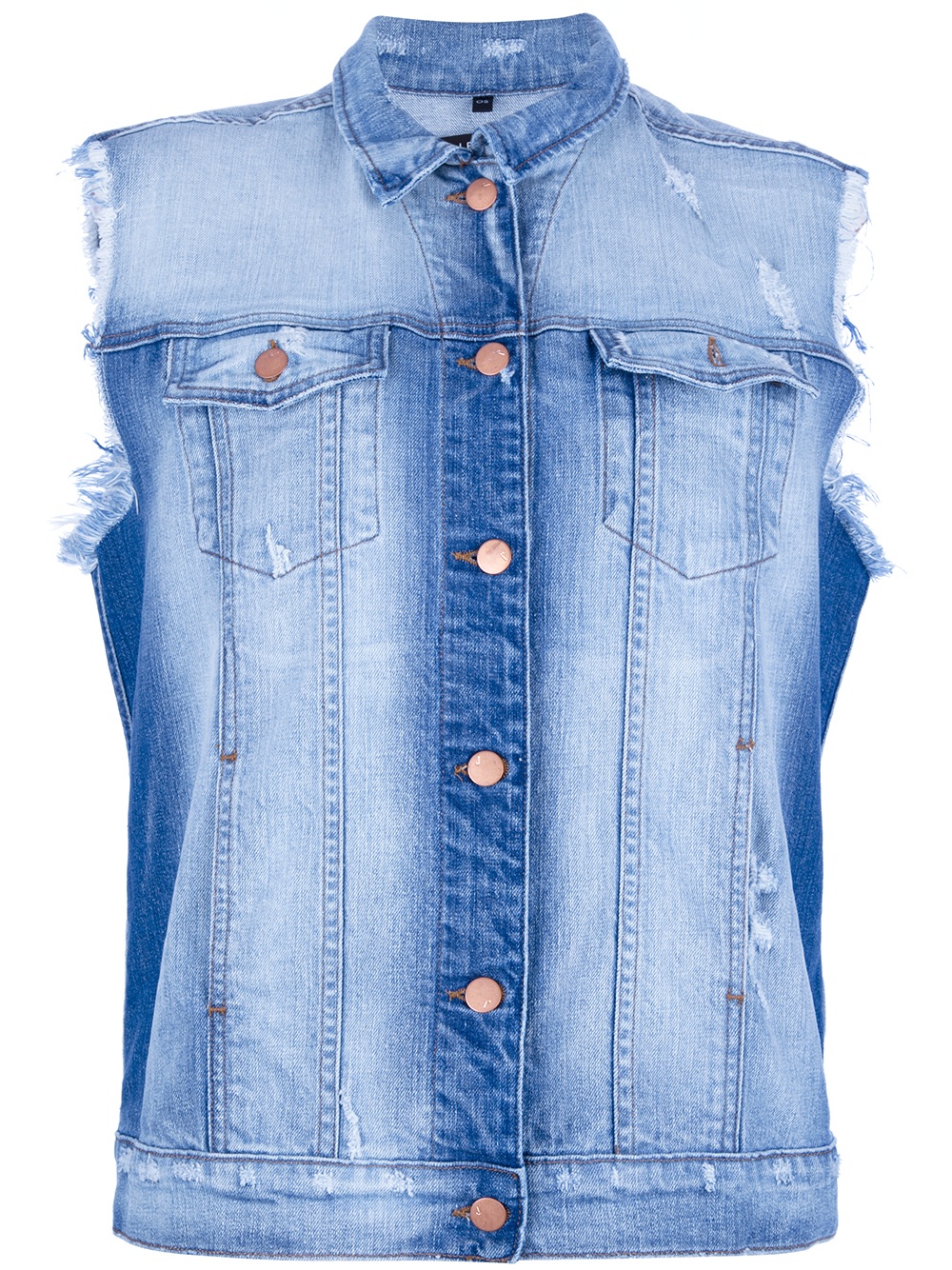 J Brand Sleeveless Denim Jacket in Blue (denim) | Lyst