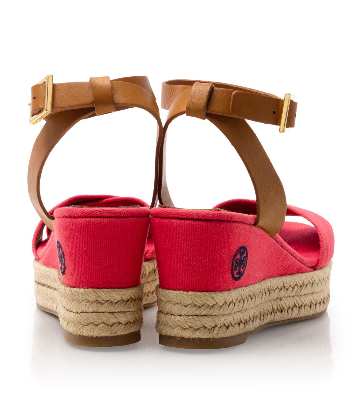 Tory Burch Karissa Espadrille Wedge in Red - Lyst