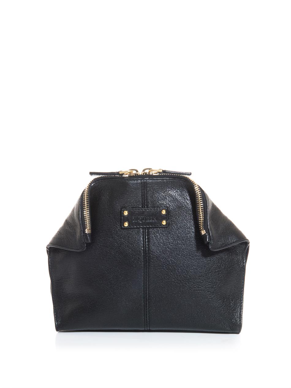Lyst - Alexander Mcqueen Makeup Bag in Black