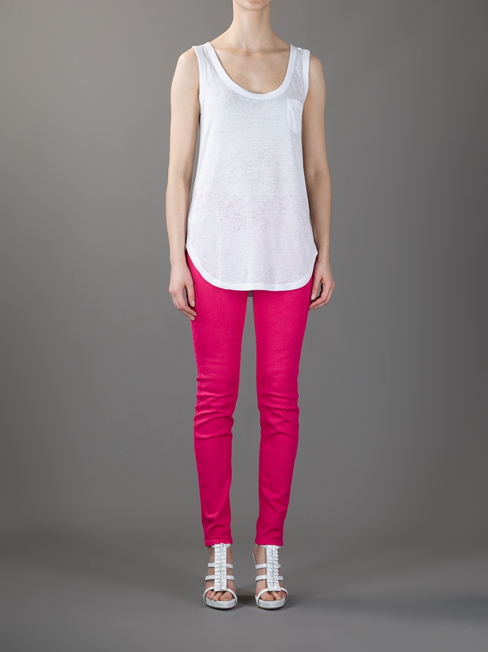 True religion Swarovski Crystal Jean in Pink | Lyst