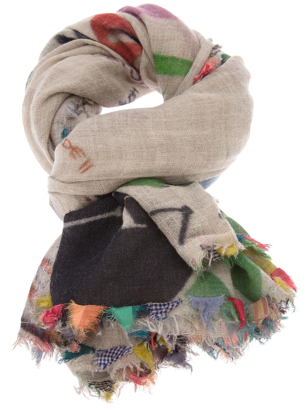 Lyst - Faliero sarti Trenino Scarf in Gray
