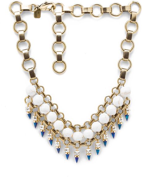 Lionette Lionette Cape Town Necklace in Gold (Blue) | Lyst