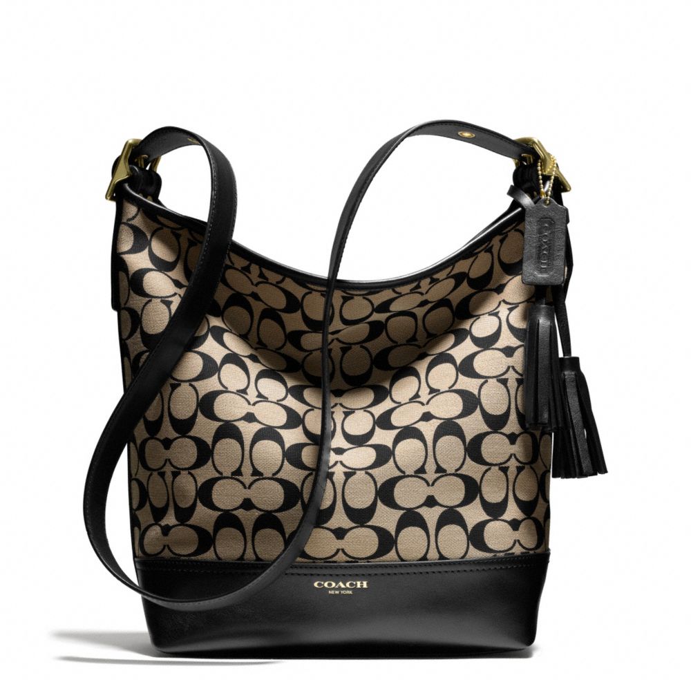 Lyst - Coach Legacy Duffle in Printed Signature Fabric in Black