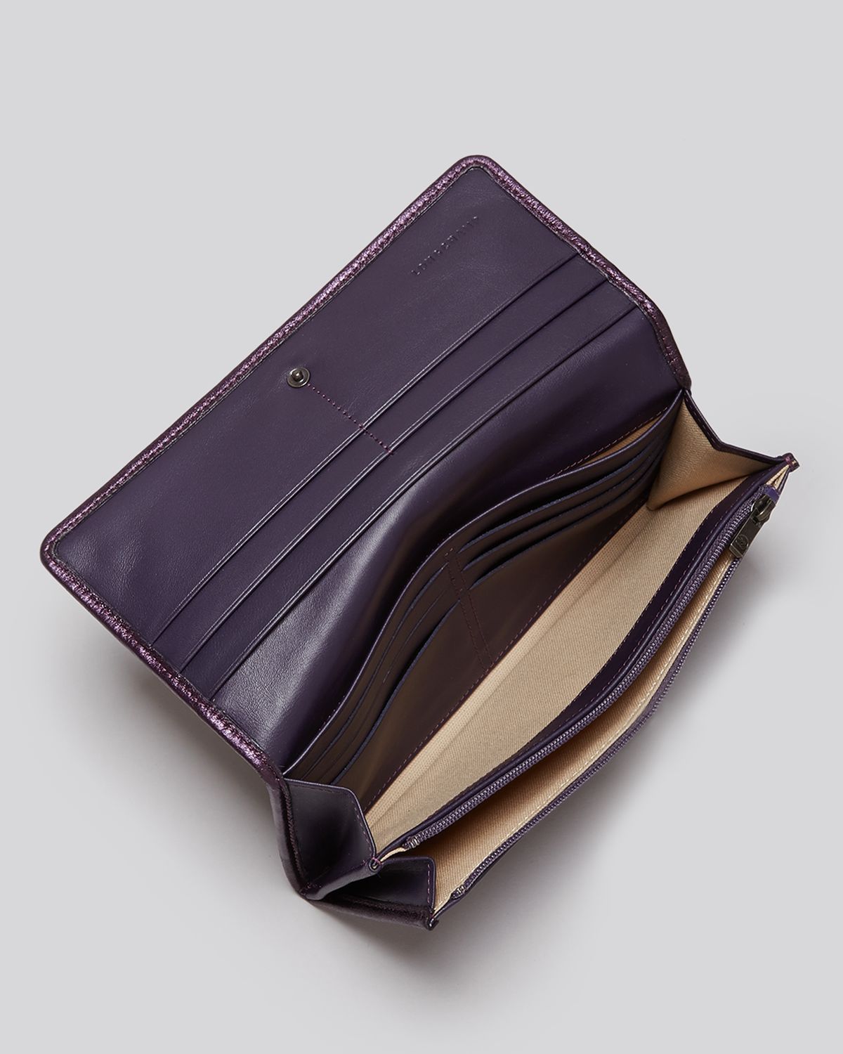 Lyst - Longchamp Wallet Lm Cuir in Purple