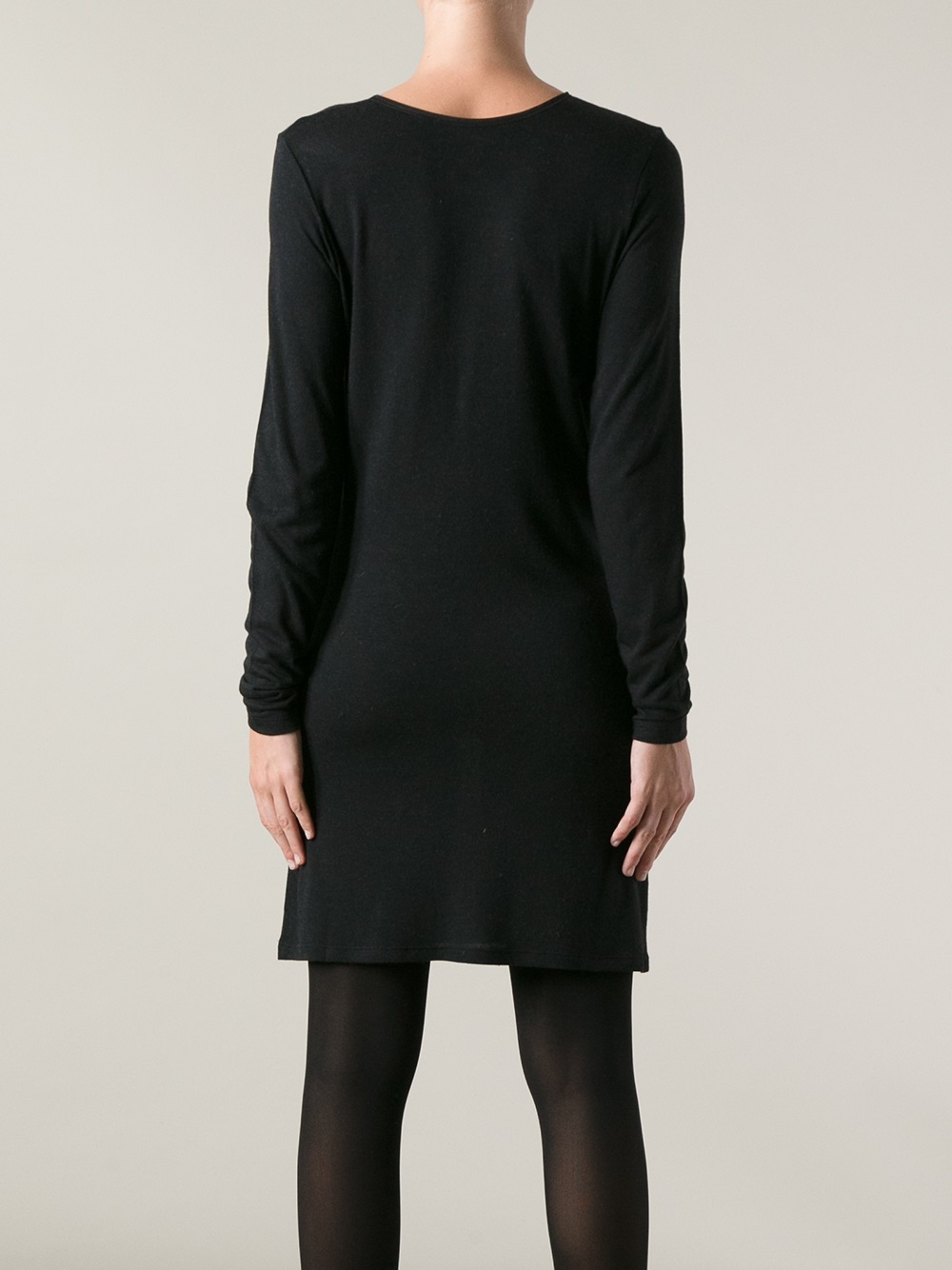 Lyst - Vanessa bruno athé Fluid Dress in Black