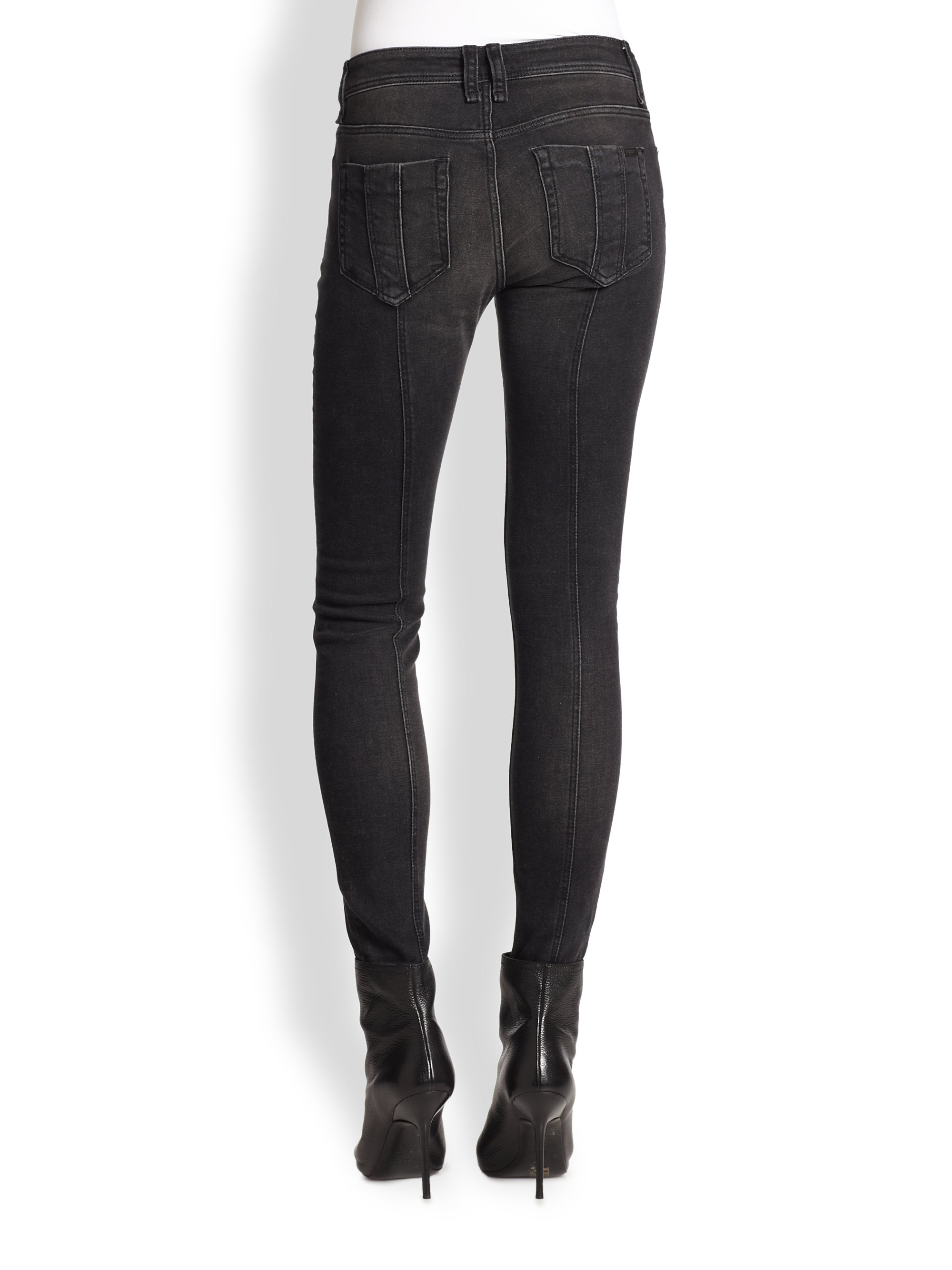 Burberry brit Westbourne Skinny Jeans in Black | Lyst