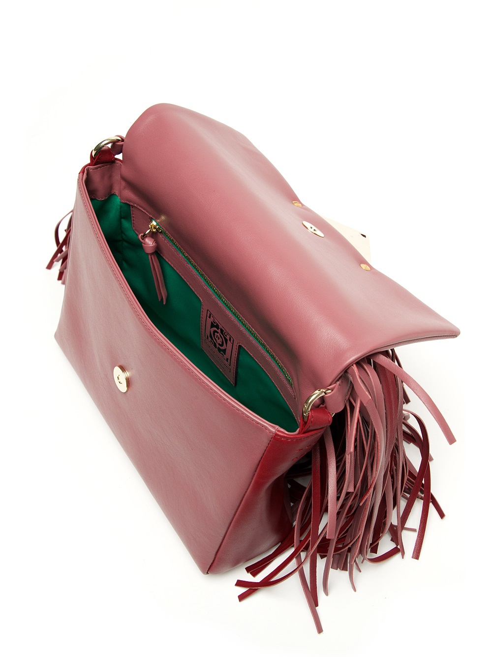 Lyst - Sara Battaglia Teresa Fringe Shoulder Bag in Pink
