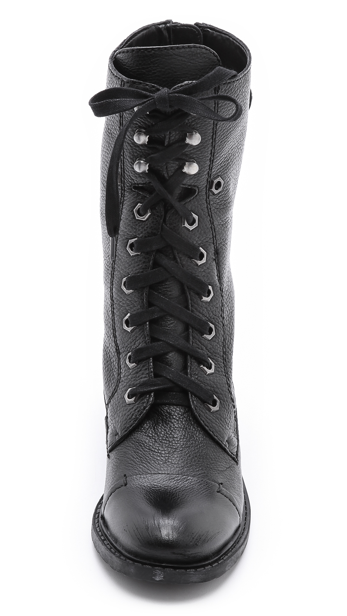 Sam edelman Darwin Combat Boots in Black | Lyst