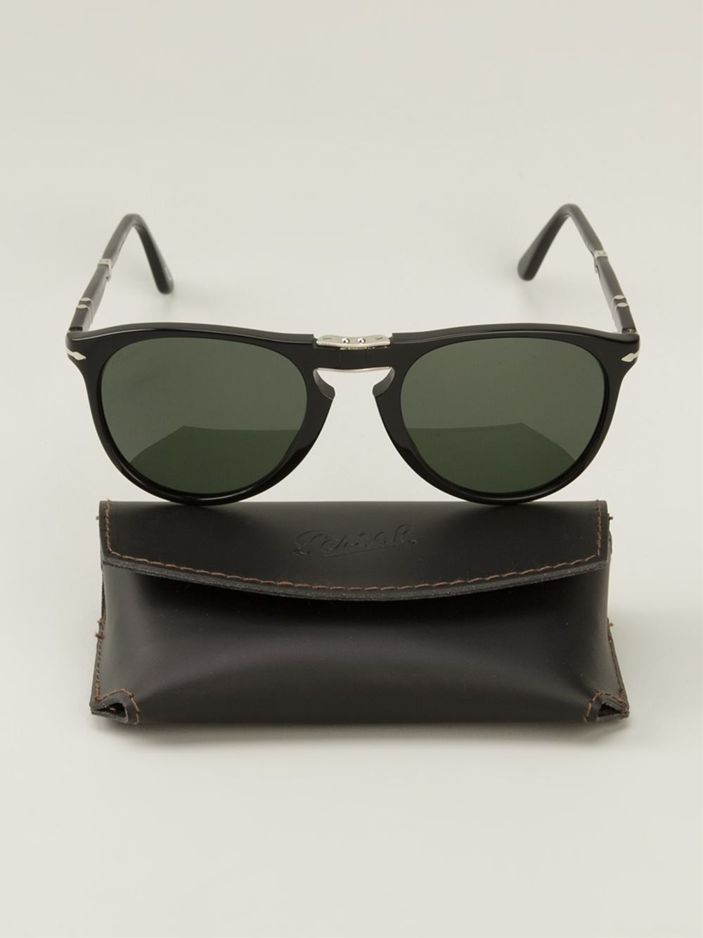 Persol Steve Mcqueen Foldable Sunglasses In Black Lyst