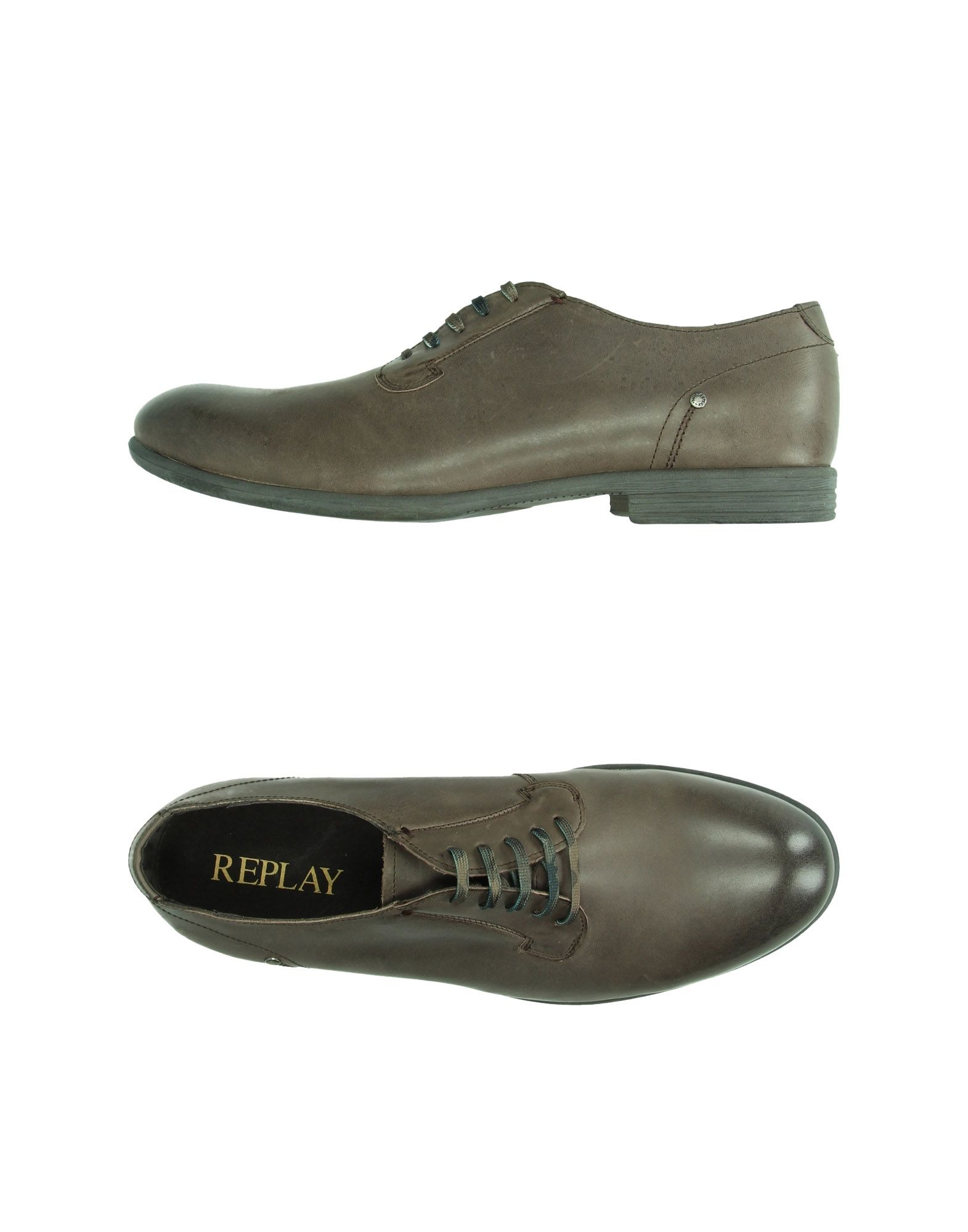 Lyst - Replay Lace-up Shoes in Green for Men