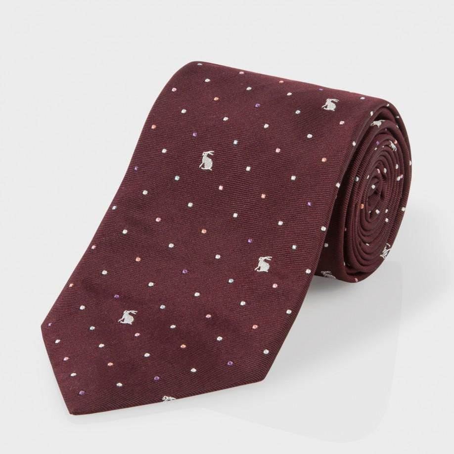 Lyst - Paul Smith Men's Damson Rabbit Polka Dot Classic Silk Tie in ...