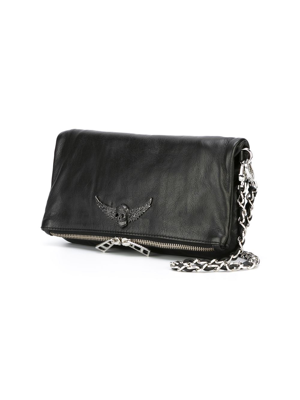 Zadig & voltaire 'rock' Clutch in Black | Lyst