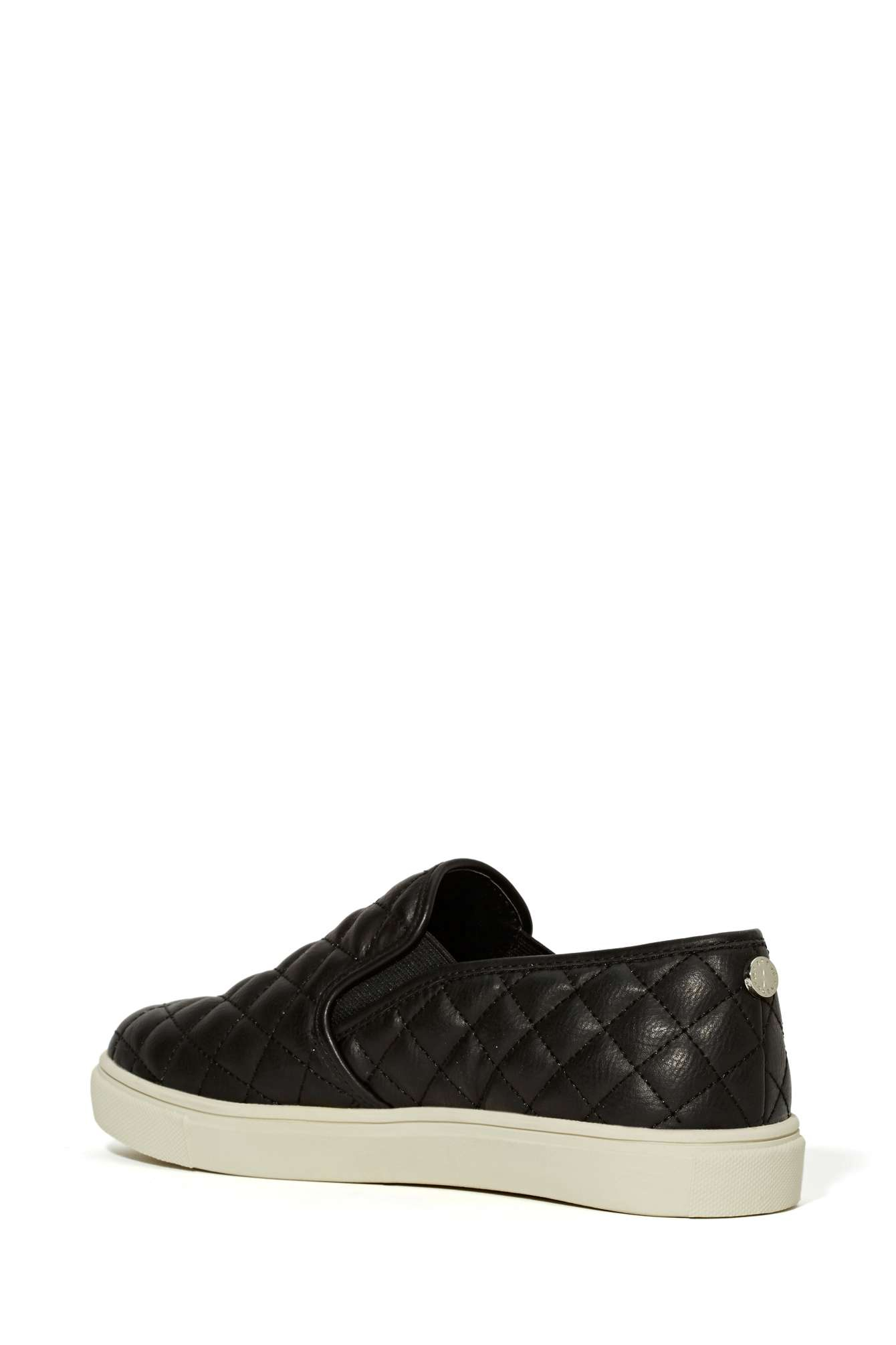 Lyst - Nasty Gal 'Ecentric' Quilted Sneaker in Black