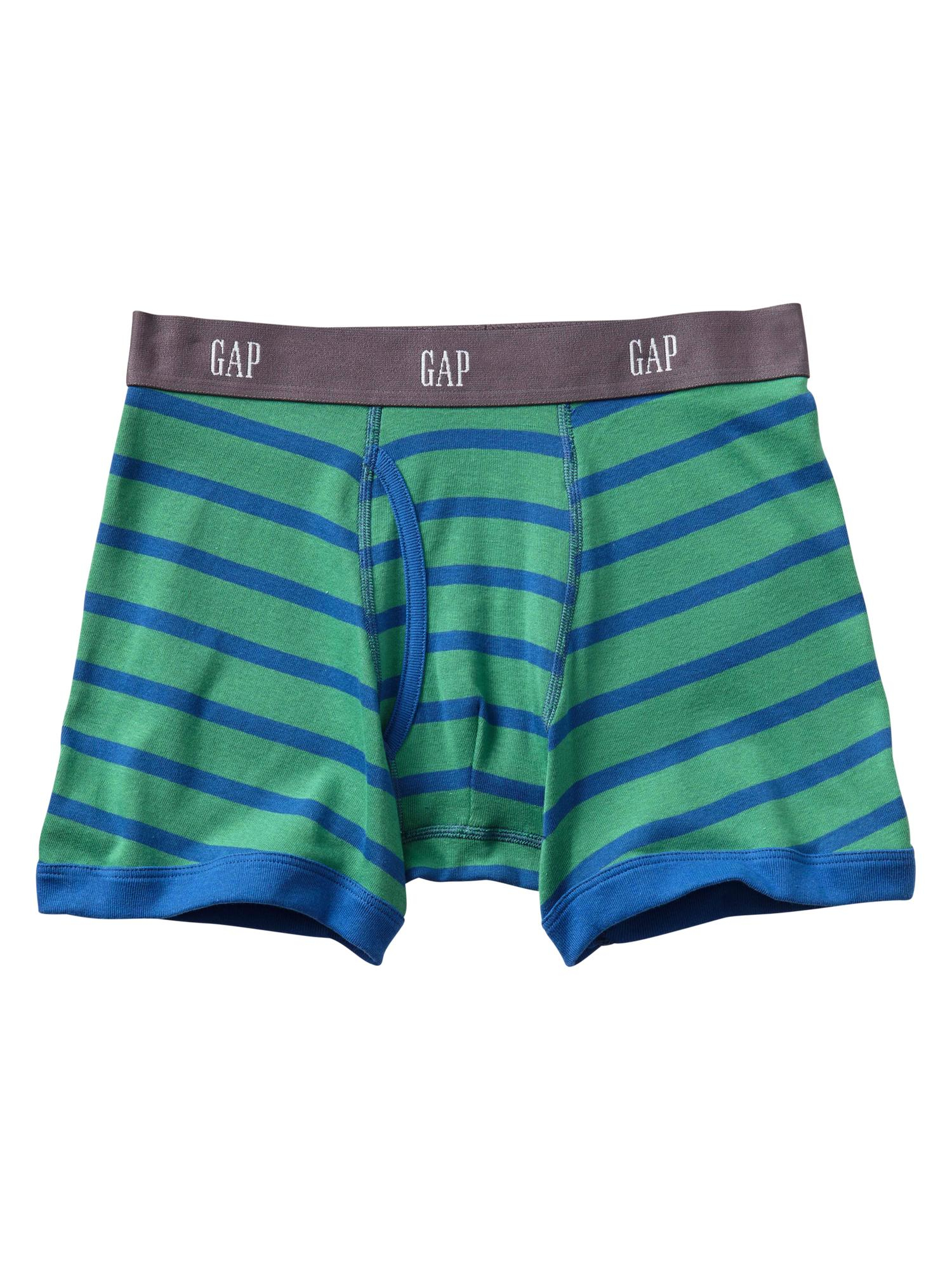 Gap Contrast Stripe Boxer Briefs in Green for Men (rose leaf) | Lyst