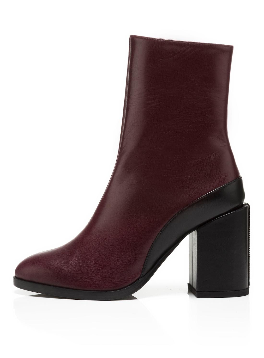 Dear Frances Leather Spirit Port Ankle Boot - Last Pair in Red - Lyst