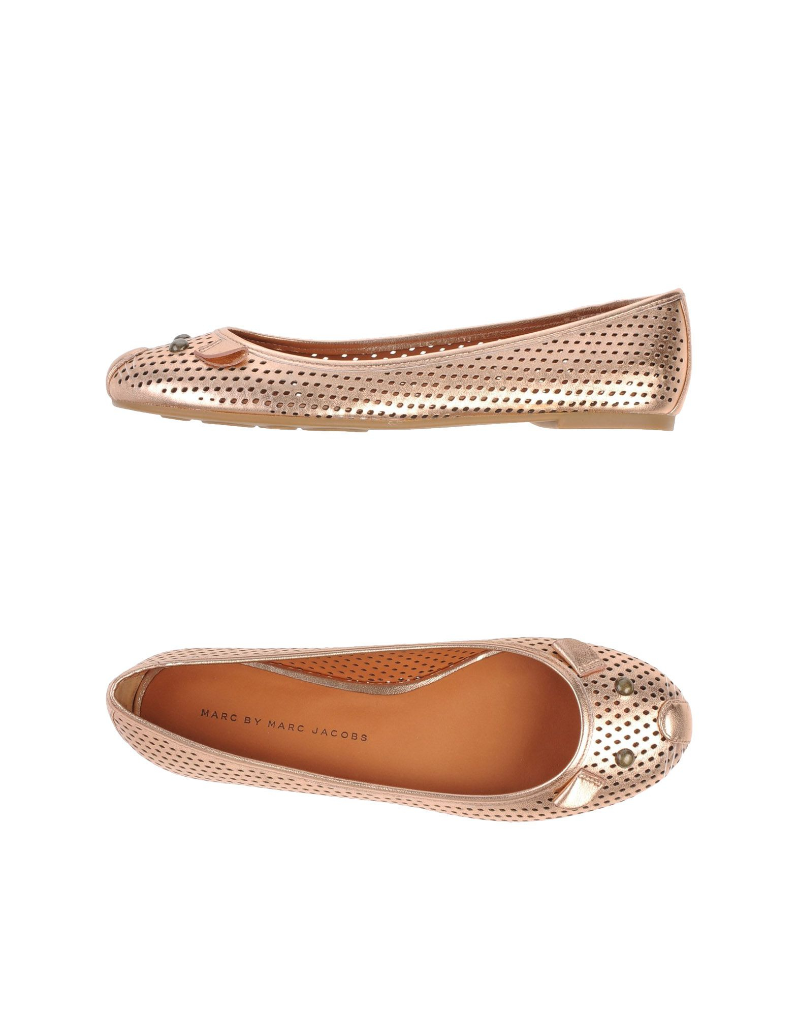 Marc By Marc Jacobs Ballet Flats in Pink (Copper) | Lyst