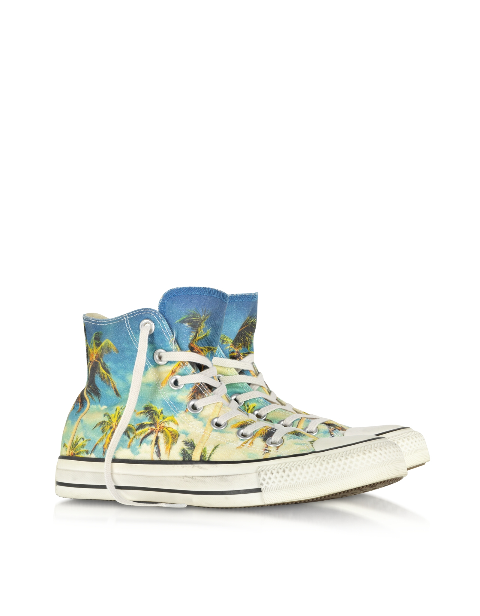 Lyst - Converse Chuck Taylor All Star Hi-Ox Graphic Tropical Print Sneaker