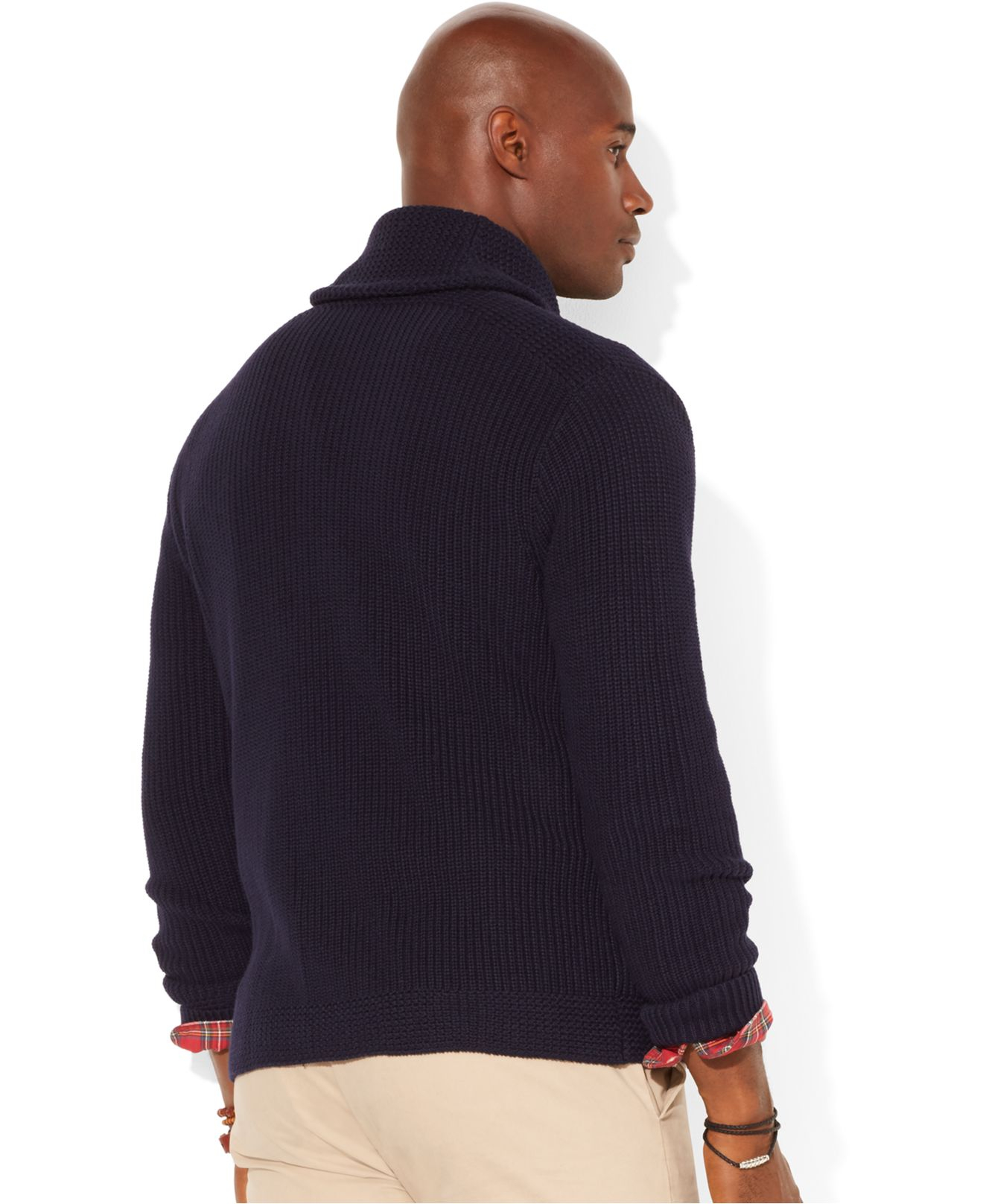 Lyst Polo Ralph Lauren Big And Tall Shawl Collar Cardigan Sweater In