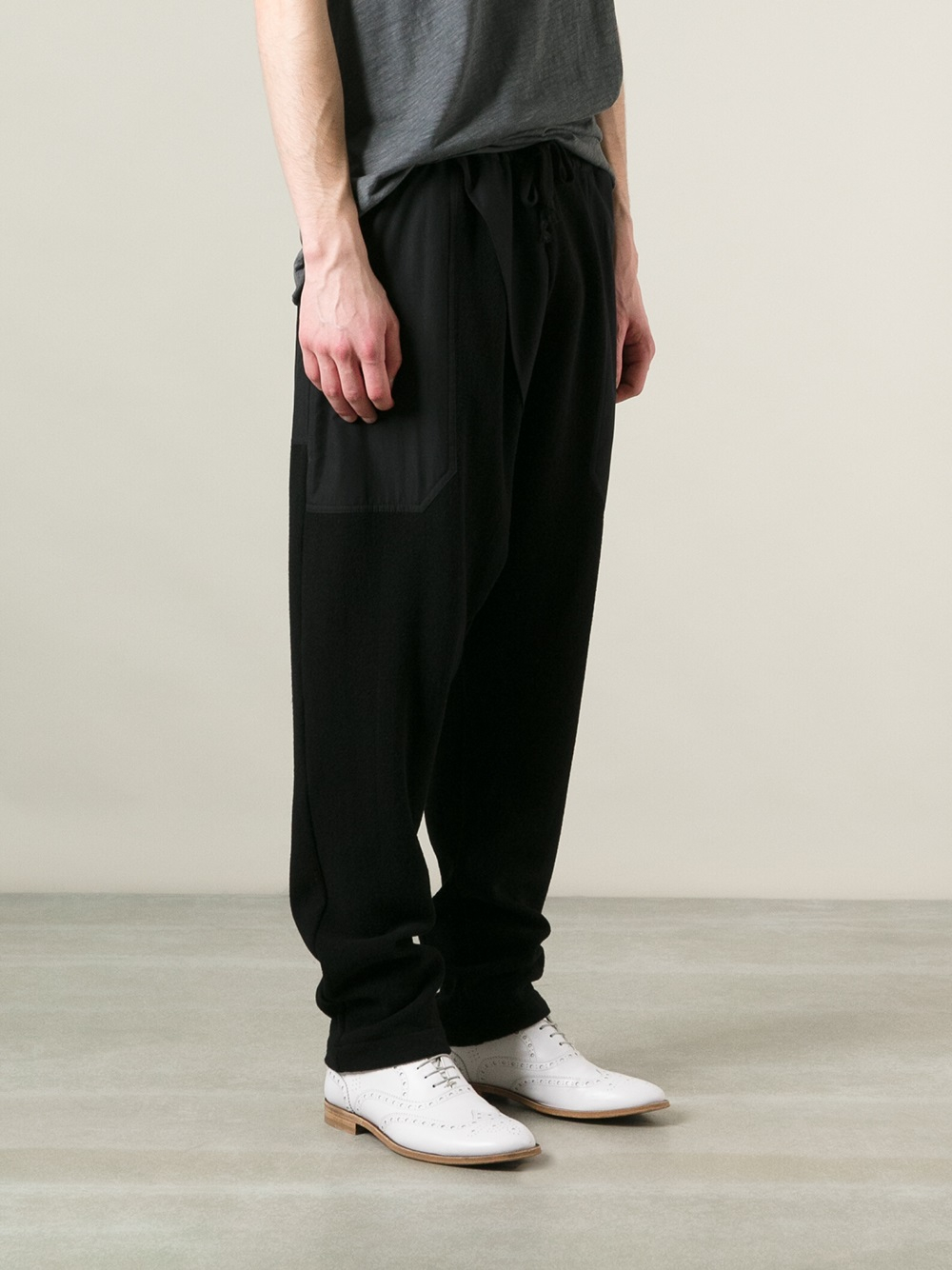 Lyst - Damir Doma Panelled Track Pants in Black for Men