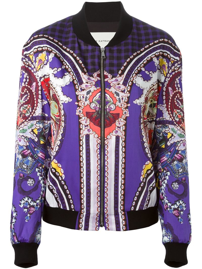 Lyst - Mary Katrantzou 'vice' Bomber Jacket