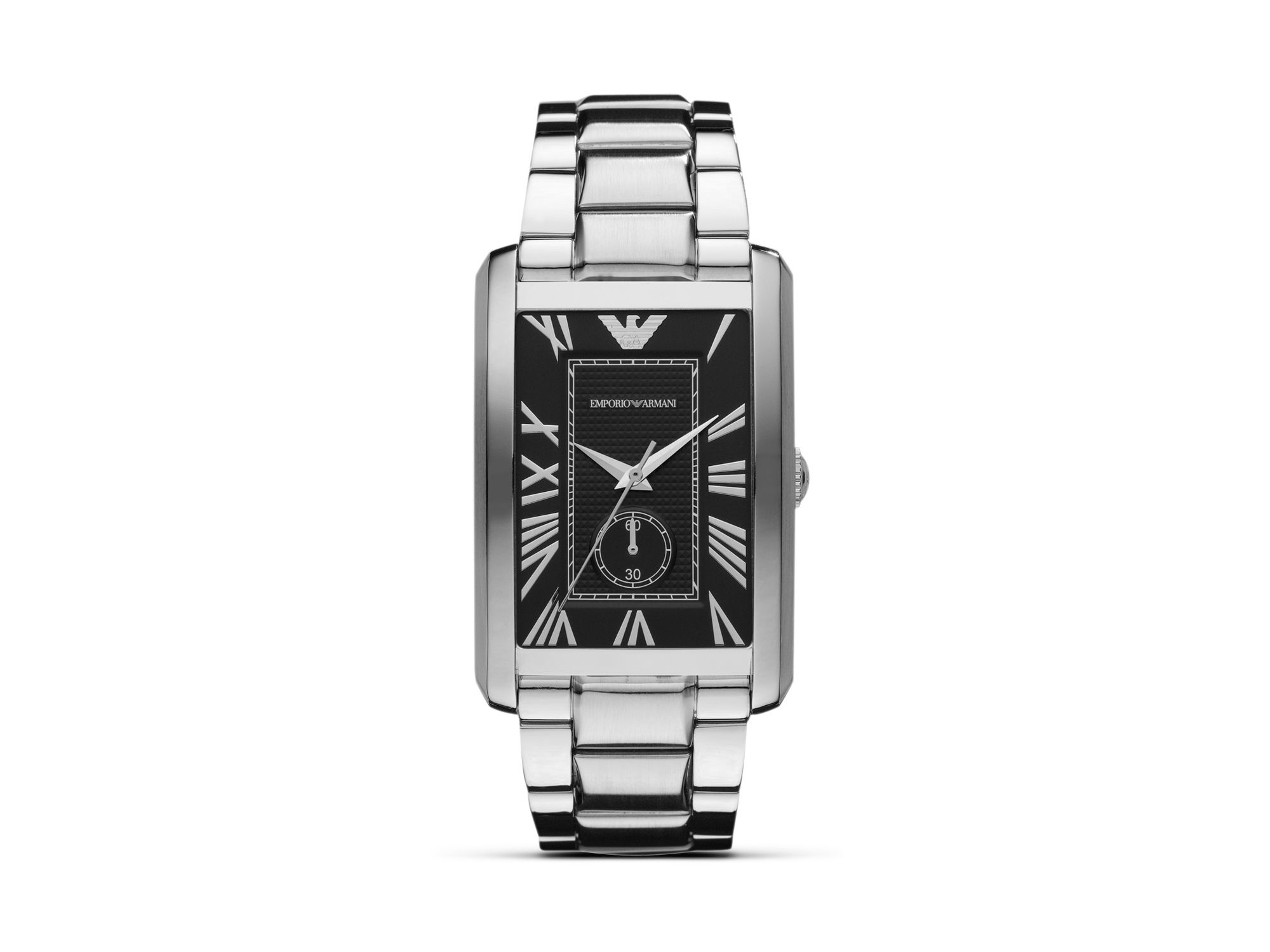 Lyst - Emporio Armani Silver Tank Bracelet Watch 39mm in Metallic for Men