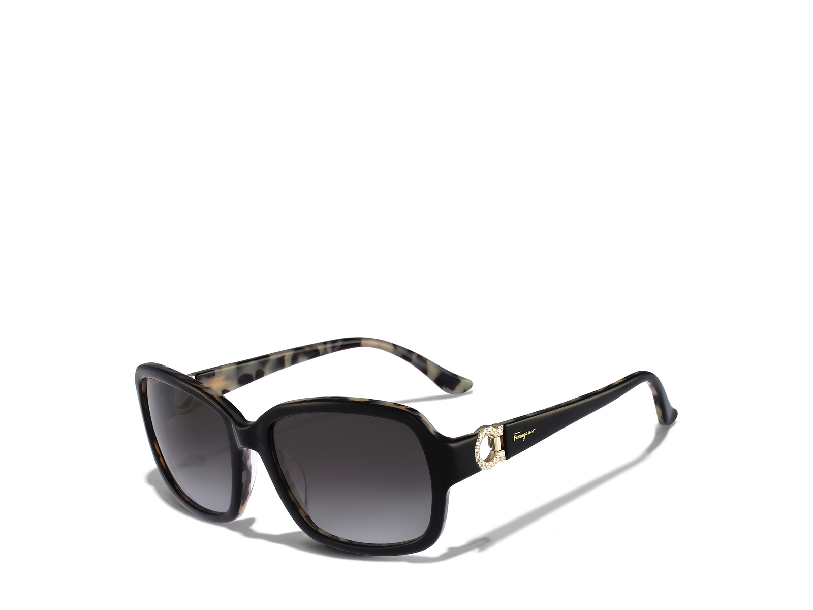 Ferragamo Womens Sunglasses In Black Blackhavana Lyst