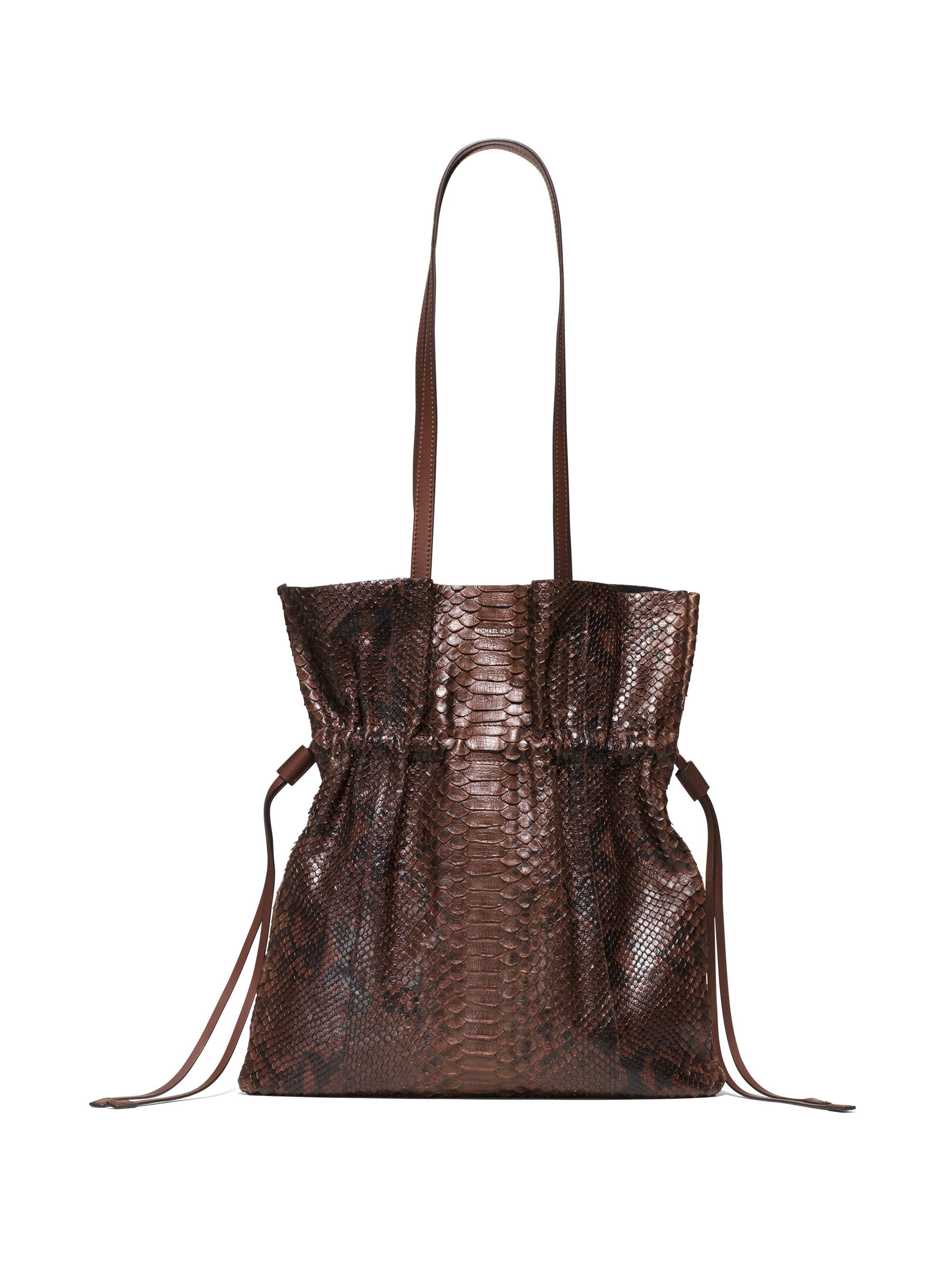 Michael kors Salina Medium Drawstring Bag in Brown | Lyst