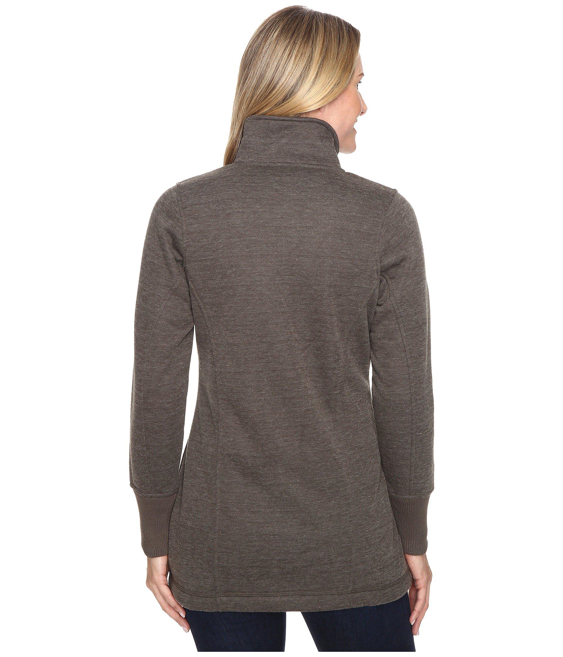 Lyst - Woolrich Alpine Wool Fleece Long Coat in Gray