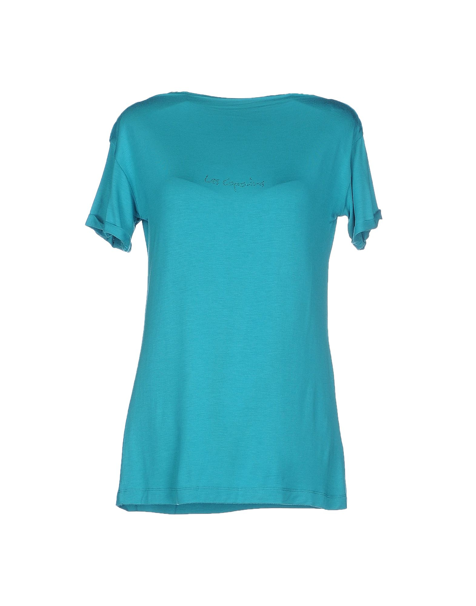 Les copains T-shirt in Blue (Turquoise) - Save 63% | Lyst