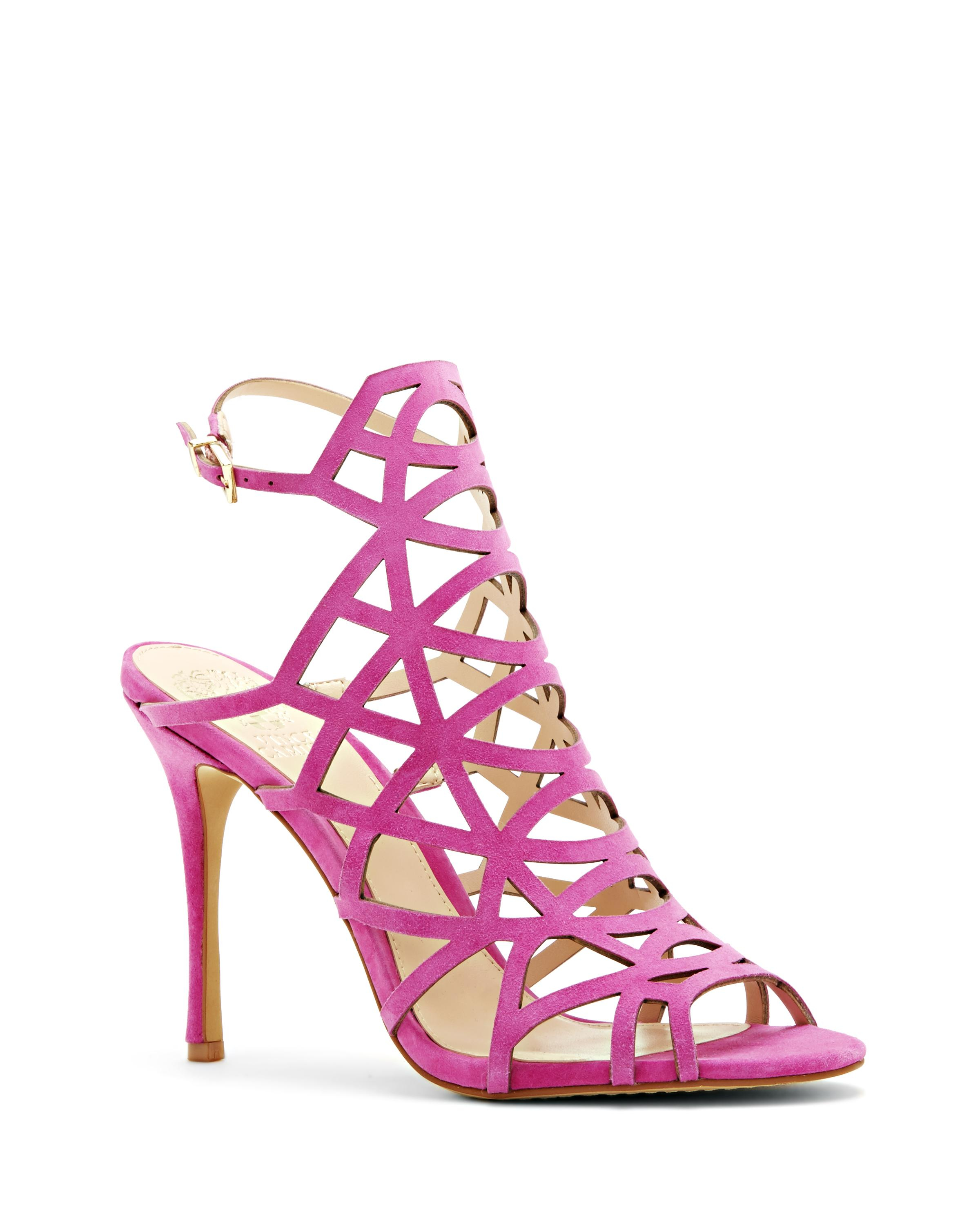 Vince camuto Kristana - Cutout High Heel Sandal in Pink | Lyst
