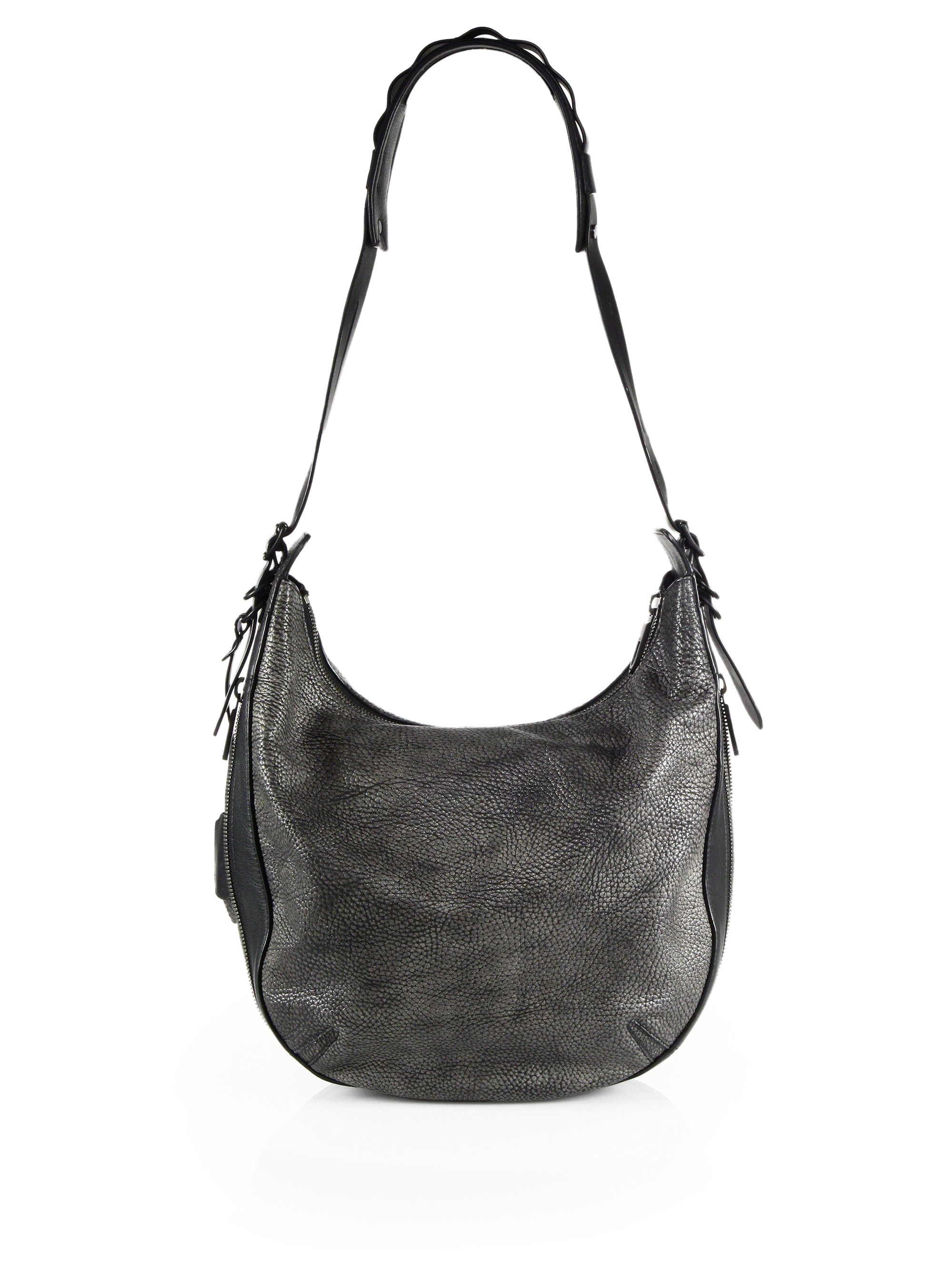 Lyst - Rag & Bone Bradbury Zip Hobo Bag in Gray