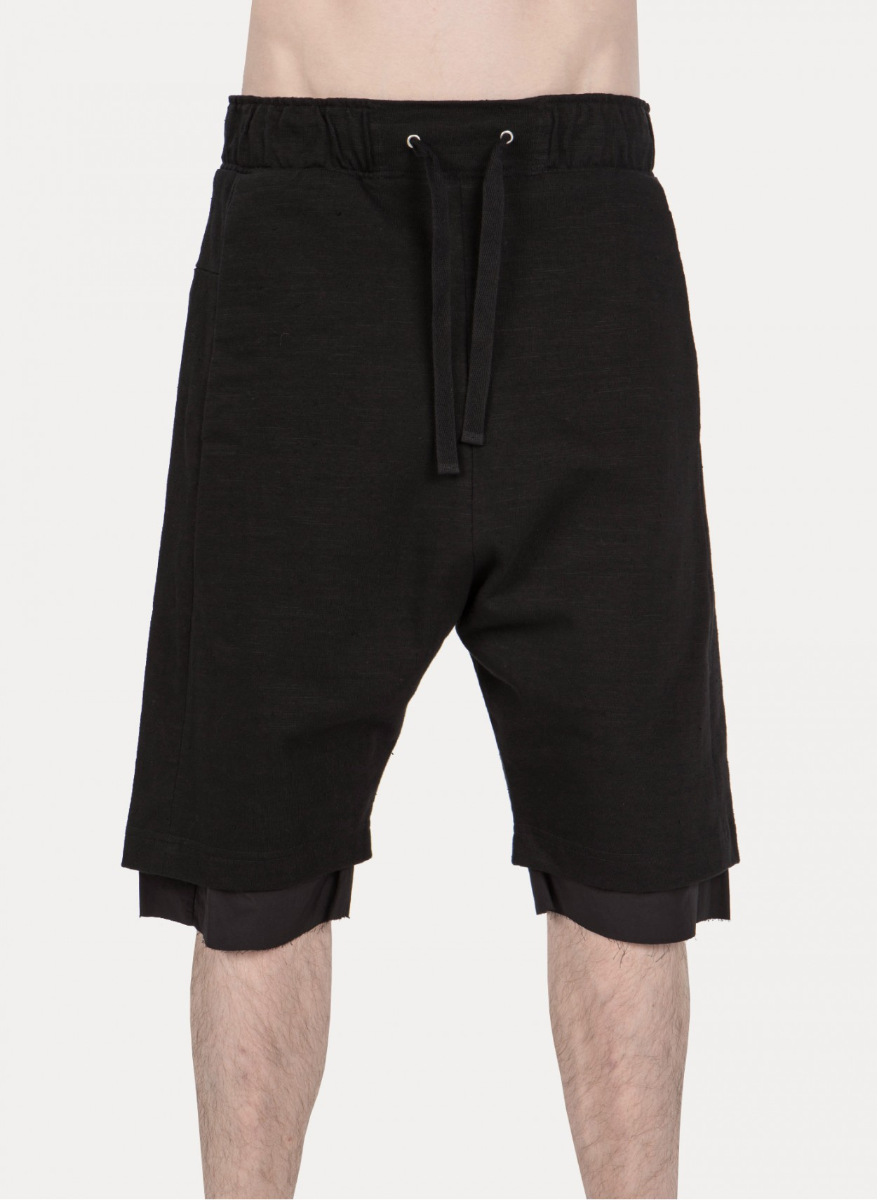 Y. project Layered Shorts Low Crotch in Black for Men | Lyst