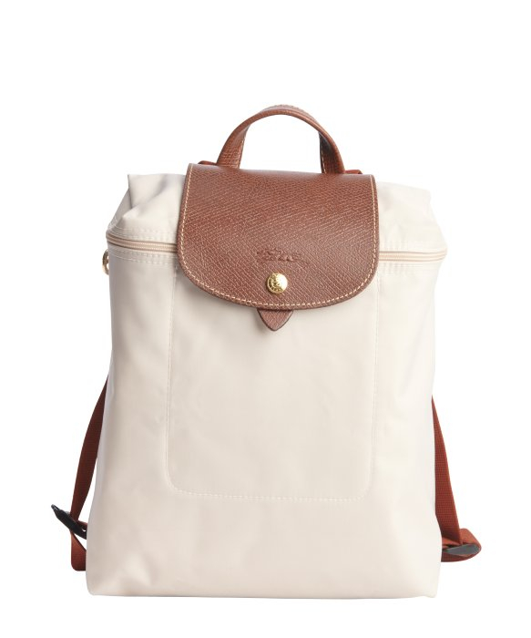 Lyst Longchamp Ivory Nylon Le Pliage Backpack In Brown
