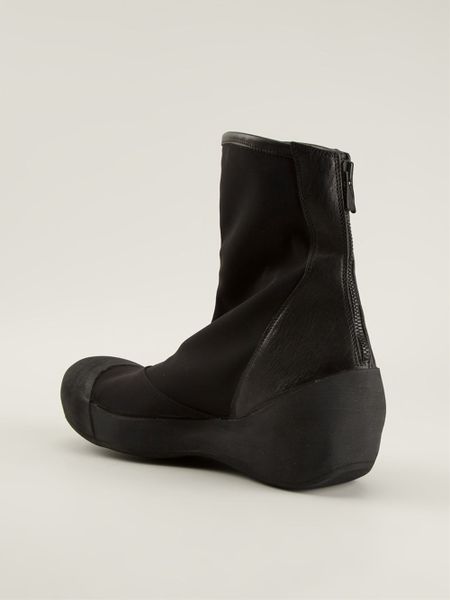 Lost & Found Back Zip Boots in Black for Men | Lyst