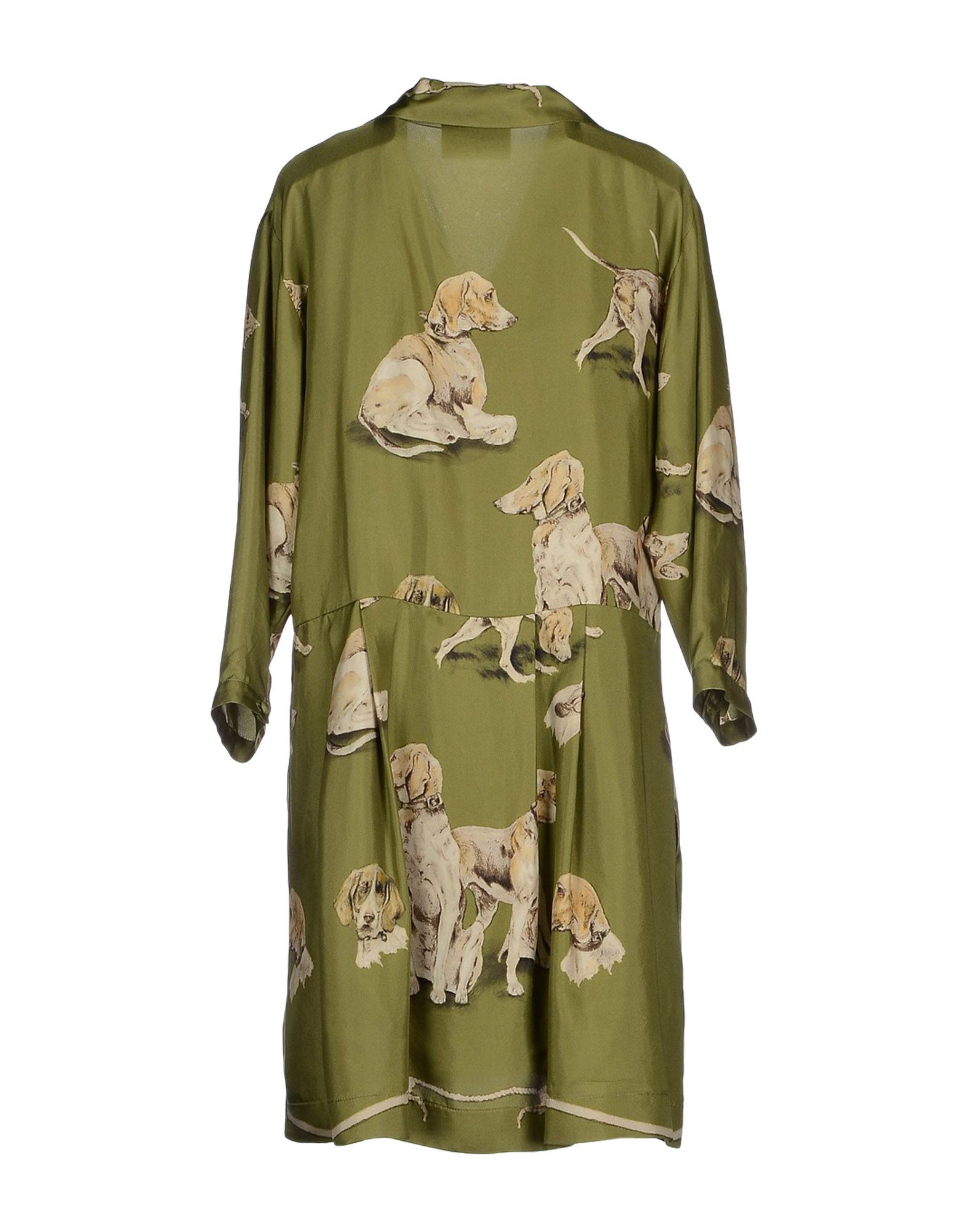 Lyst - Erika Cavallini Semi Couture Short Dress in Green