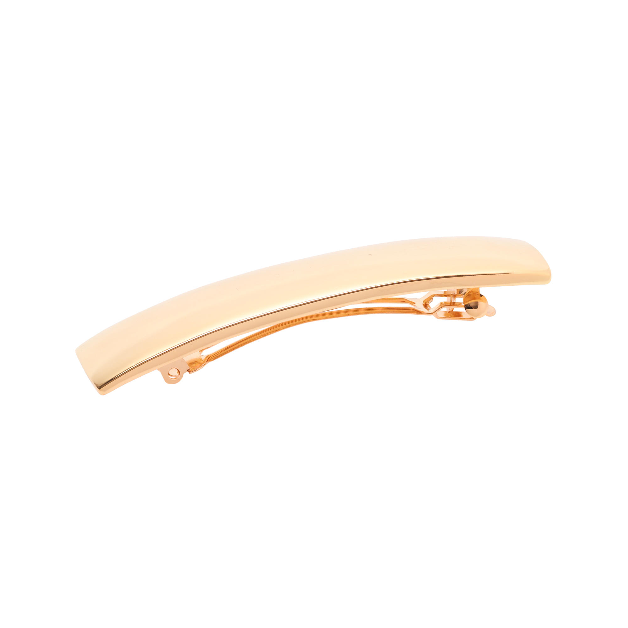 J.crew Wide Metallic Barrette in Metallic | Lyst