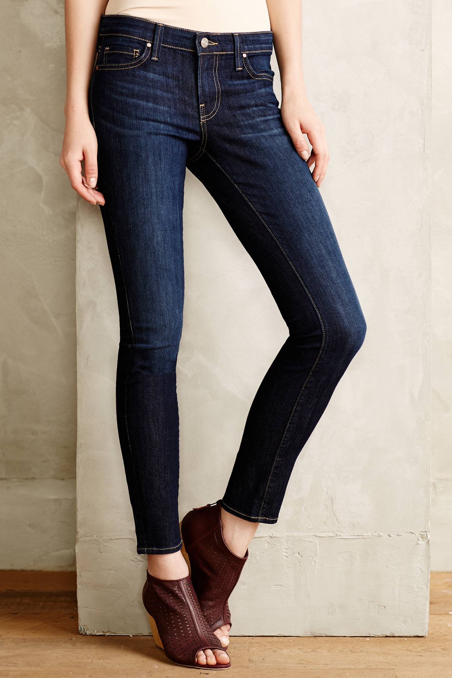 Lyst - Velvet by graham & spencer Toni Skinny Jeans in Blue