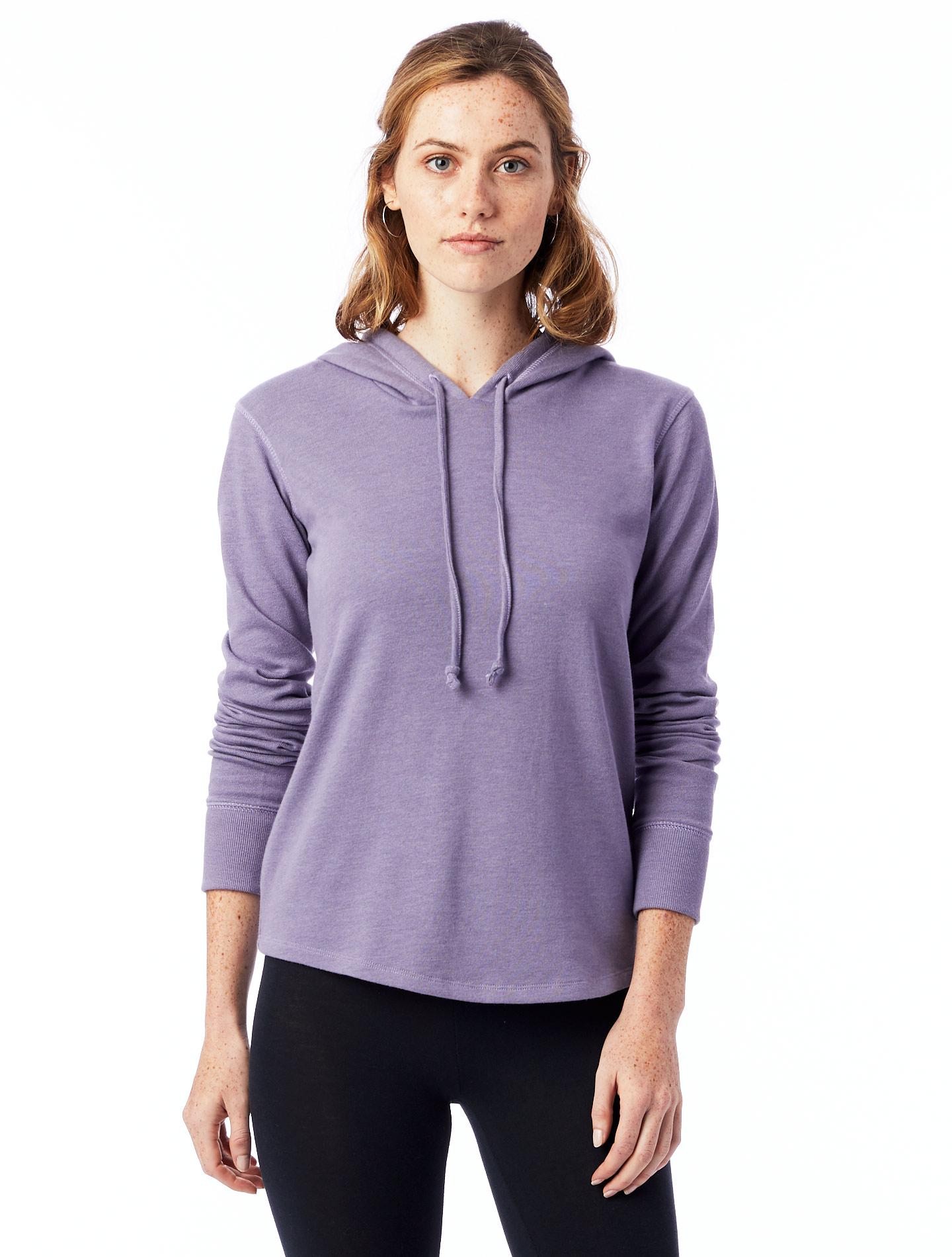 Alternative Apparel Cozy Vintage Heavy Knit Pullover Hoodie in Purple ...