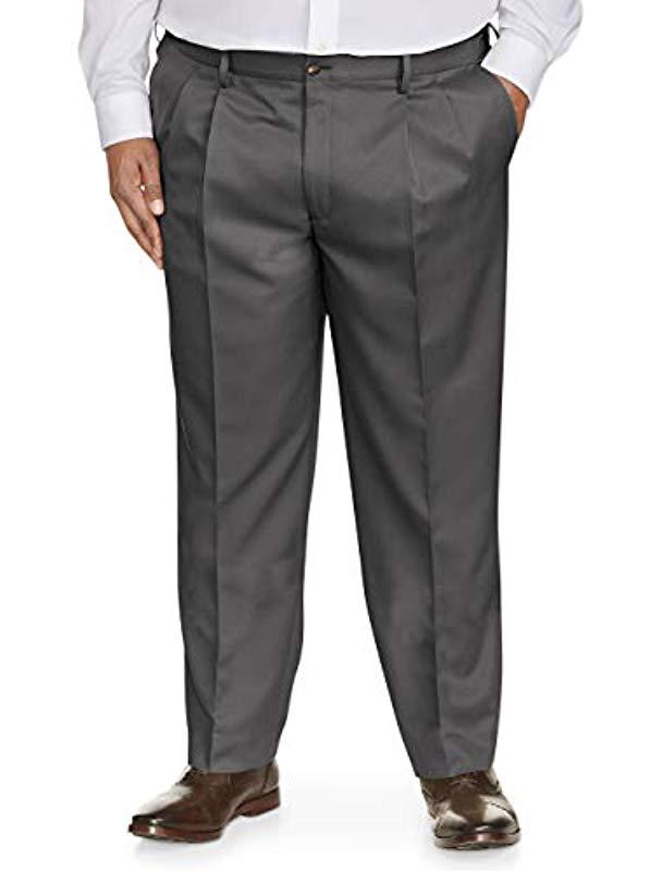 Lyst - Amazon Essentials Big & Tall Classic-fit Wrinkle-resistant Flat ...