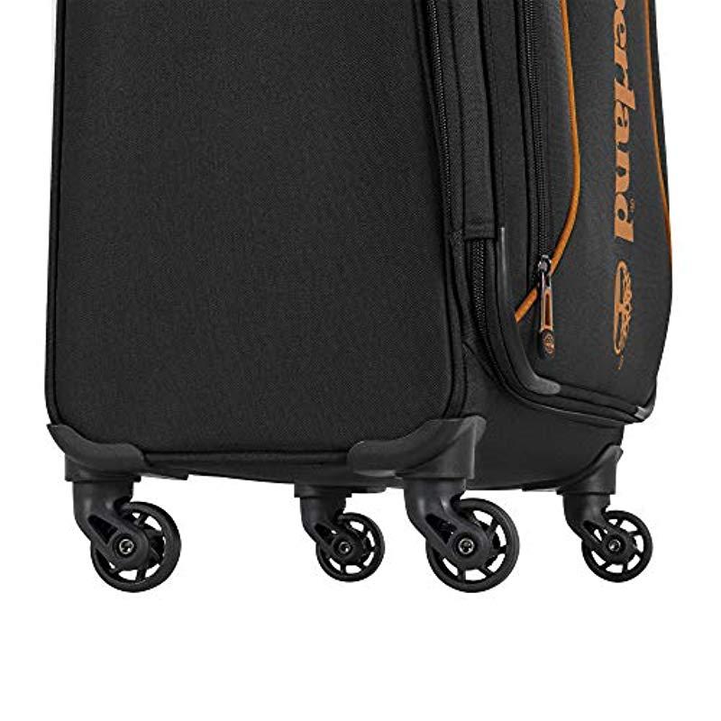 Timberland 3 Piece Lightweight Spinner Luggage Suitcase Set in Black ...