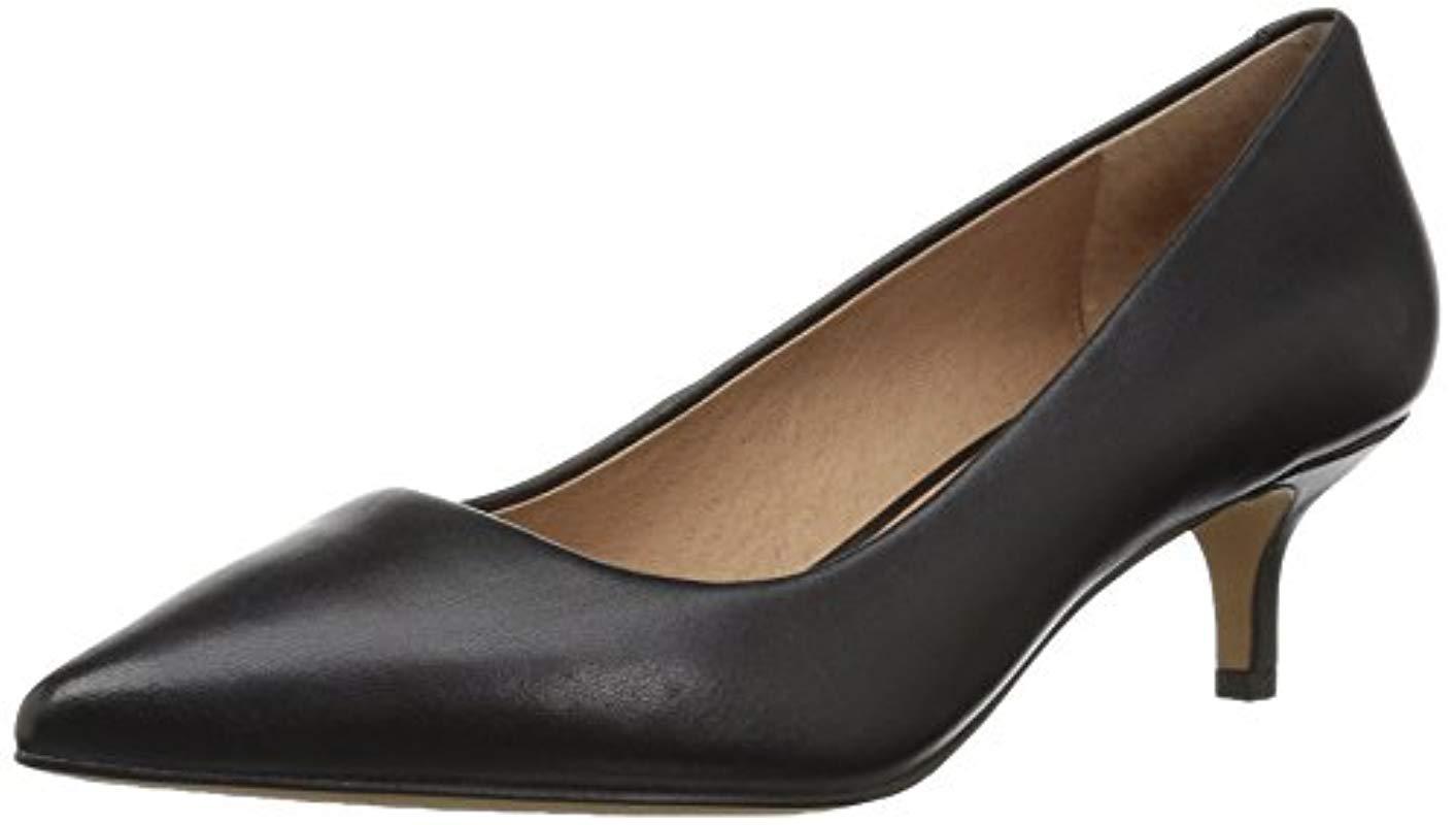 Lyst - 206 Collective Queen Anne Kitten Heel Dress Pump in Black