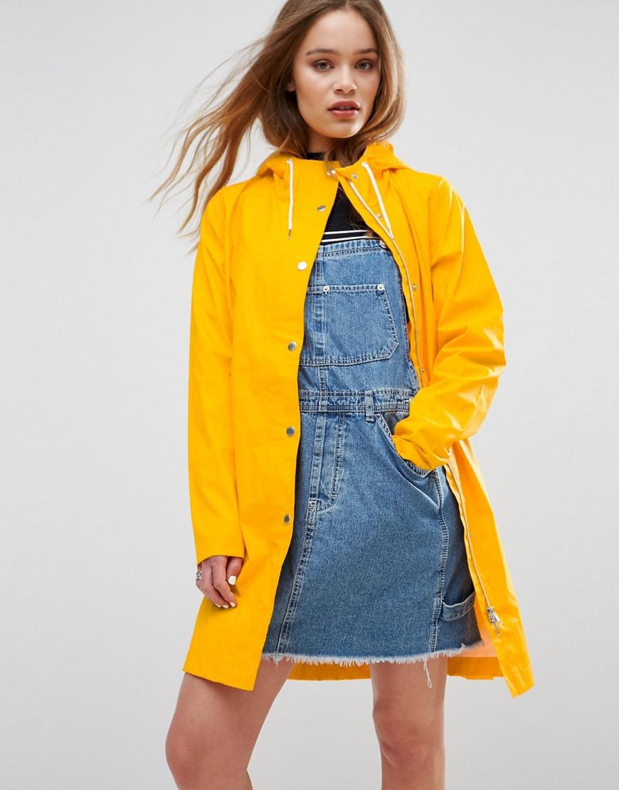 Lyst - Samsøe & Samsøe Samsoe & Samsoe Stala Raincoat in Yellow