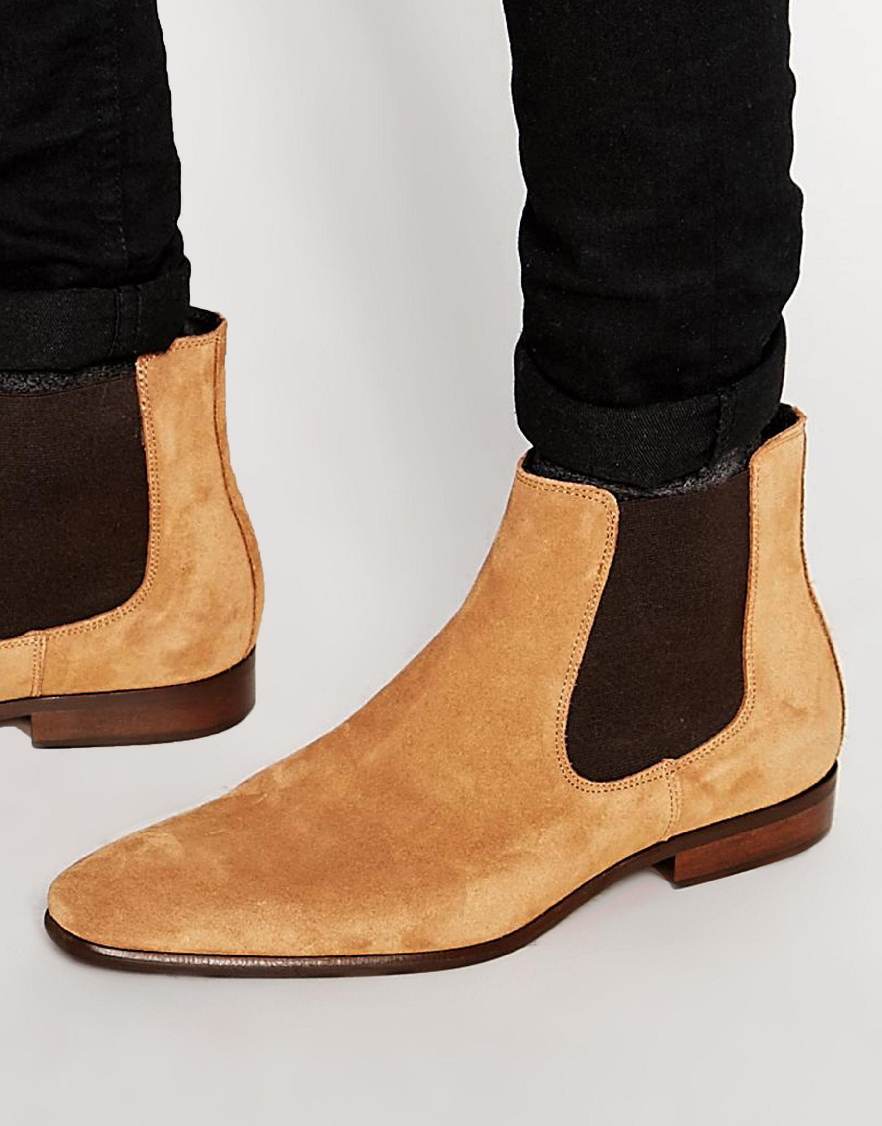 Kg by kurt geiger Kurt Geiger Francis Suede Chelsea Boot in Brown for ...
