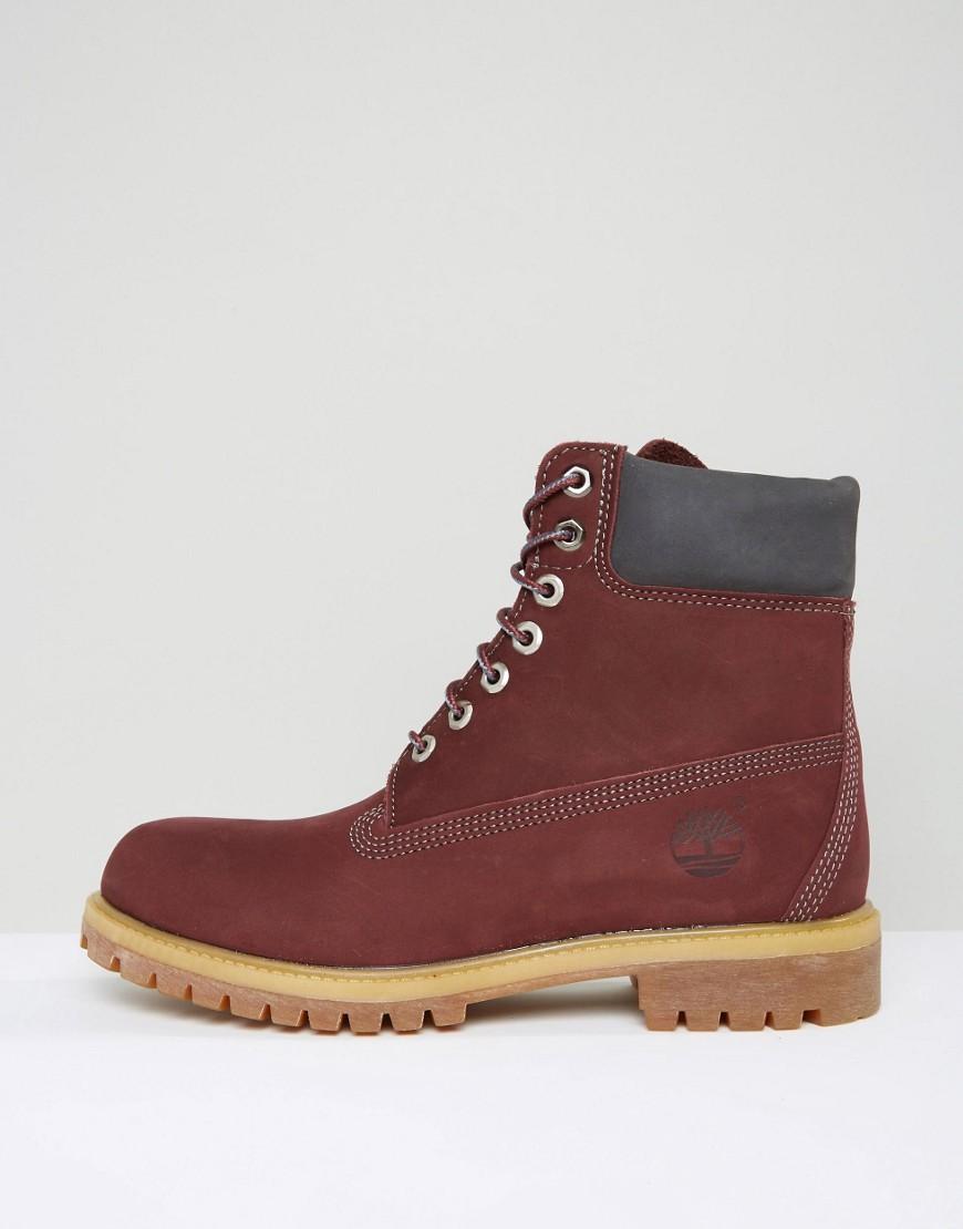 Lyst - Timberland Classic Premium Boots in Red for Men