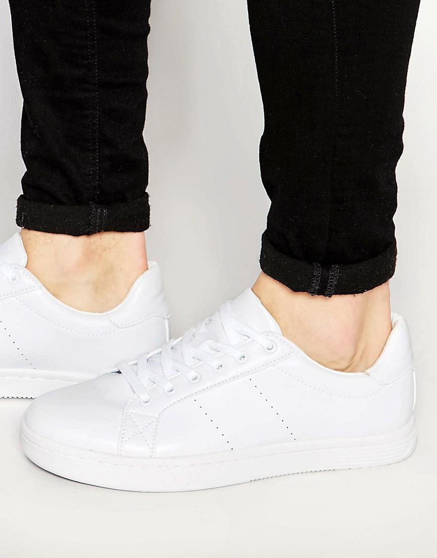 Lyst - ASOS Sneakers In White in White for Men