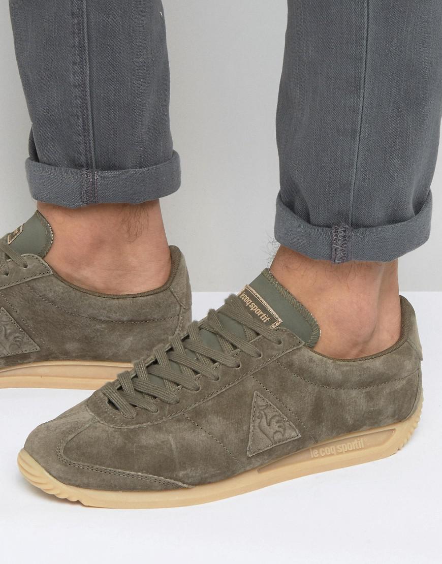 Lyst - Le Coq Sportif Quartz Sneakers In Khaki Exclusive To Asos in ...
