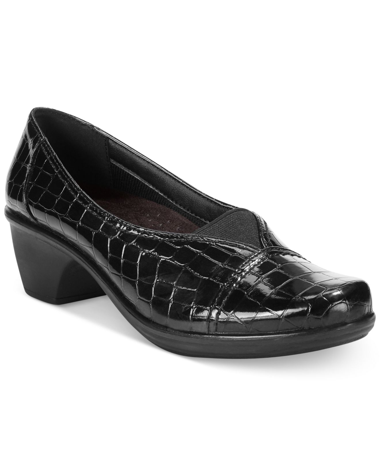 Easy Street Chive Slip On Flats - Lyst
